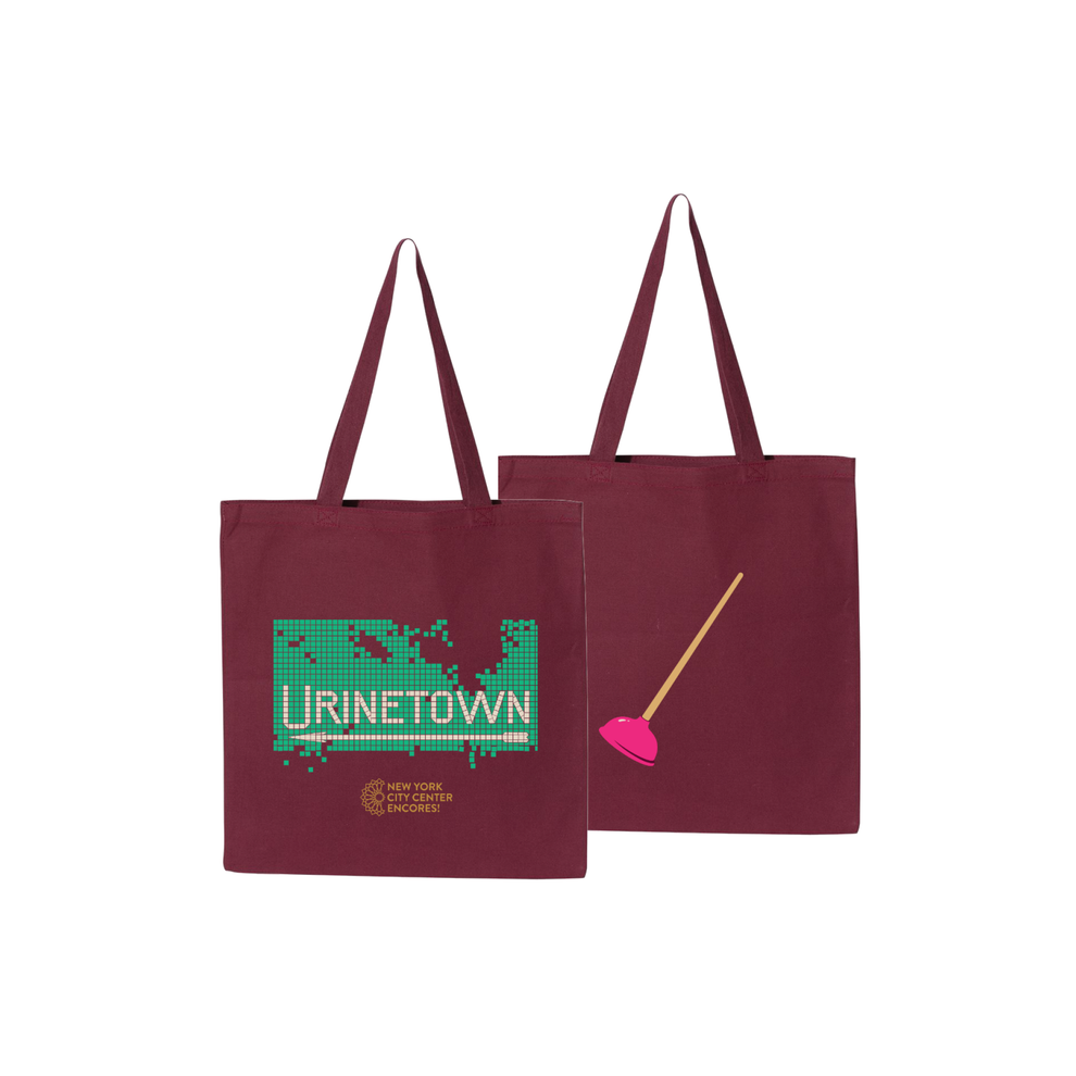 CITY CENTER Urinetown Plunger Tote – Broadway Merchandise Shop by ...