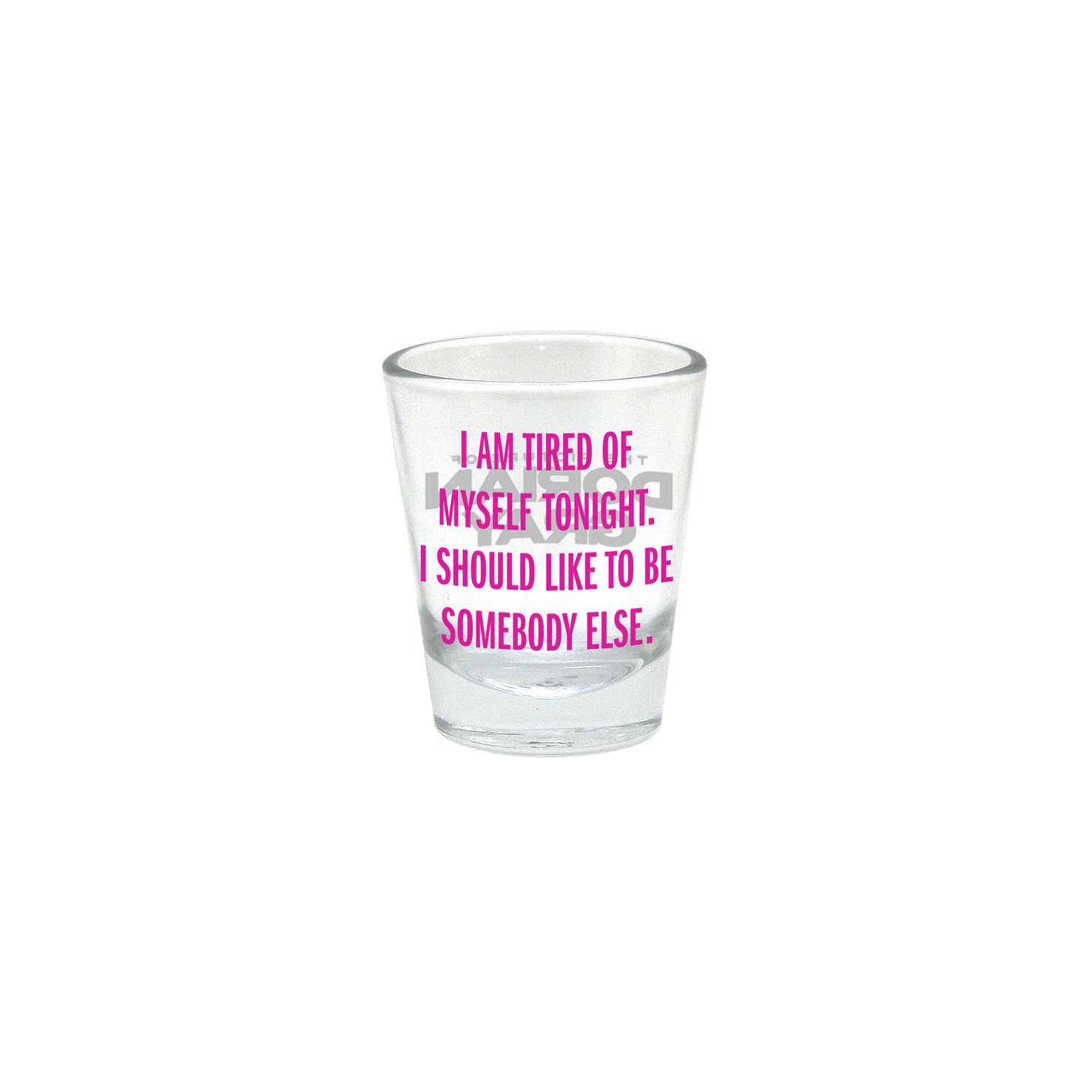 DORIAN GRAY Shot Glass – Broadway Merchandise Shop by Creative Goods