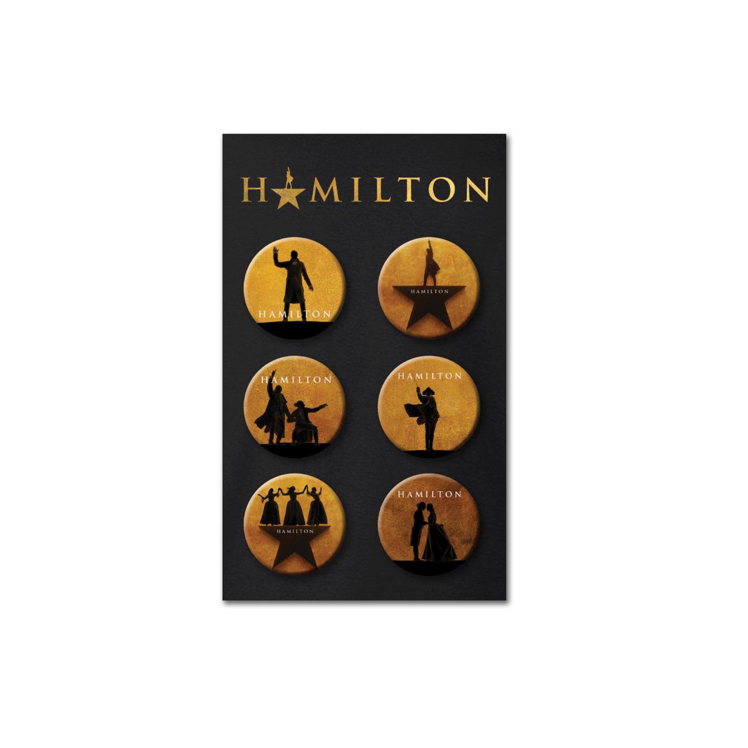 HAMILTON Button Set – Broadway Merchandise Shop by Creative Goods