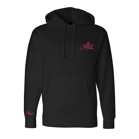 & JULIET Lady Pink Pullover Hoodie SIGNED – Broadway Merchandise Shop ...