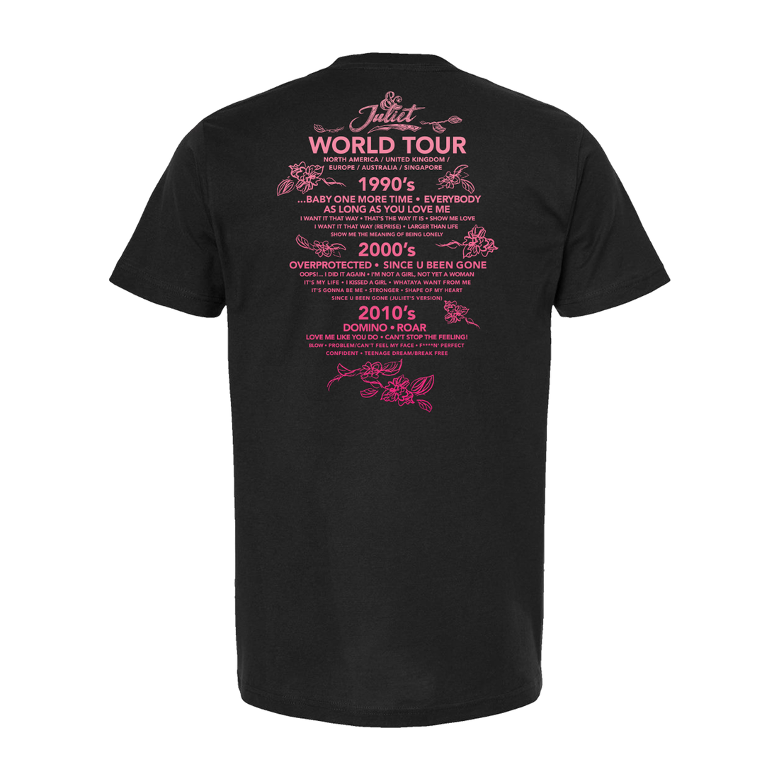 & JULIET World Tour Tee – Broadway Merchandise Shop by Creative Goods