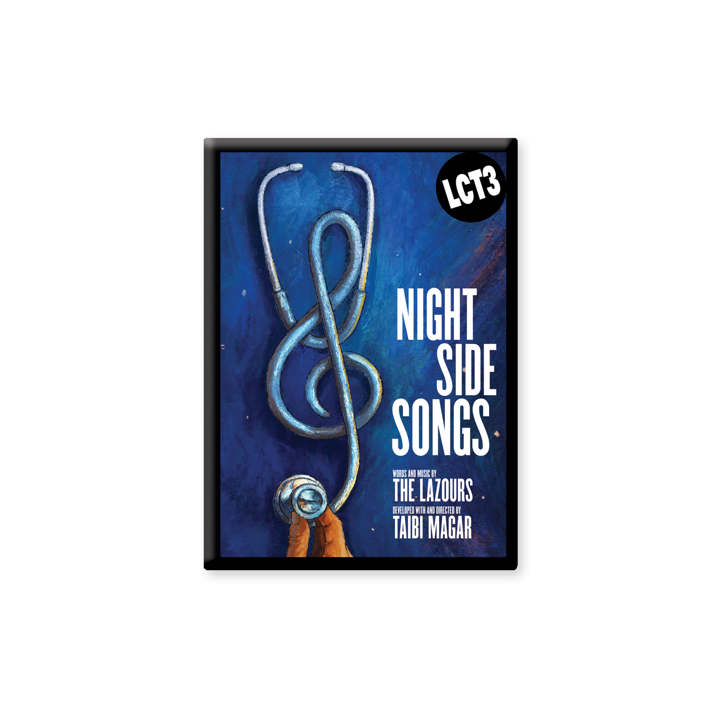 NIGHT SIDE SONGS Key Art Button Magnet – Broadway Merchandise Shop by ...