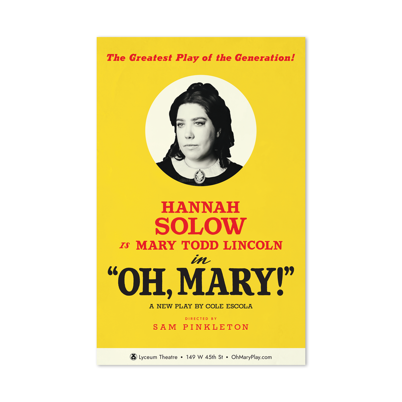 OH MARY! Hannah Windowcard – Broadway Merchandise Shop by Creative Goods
