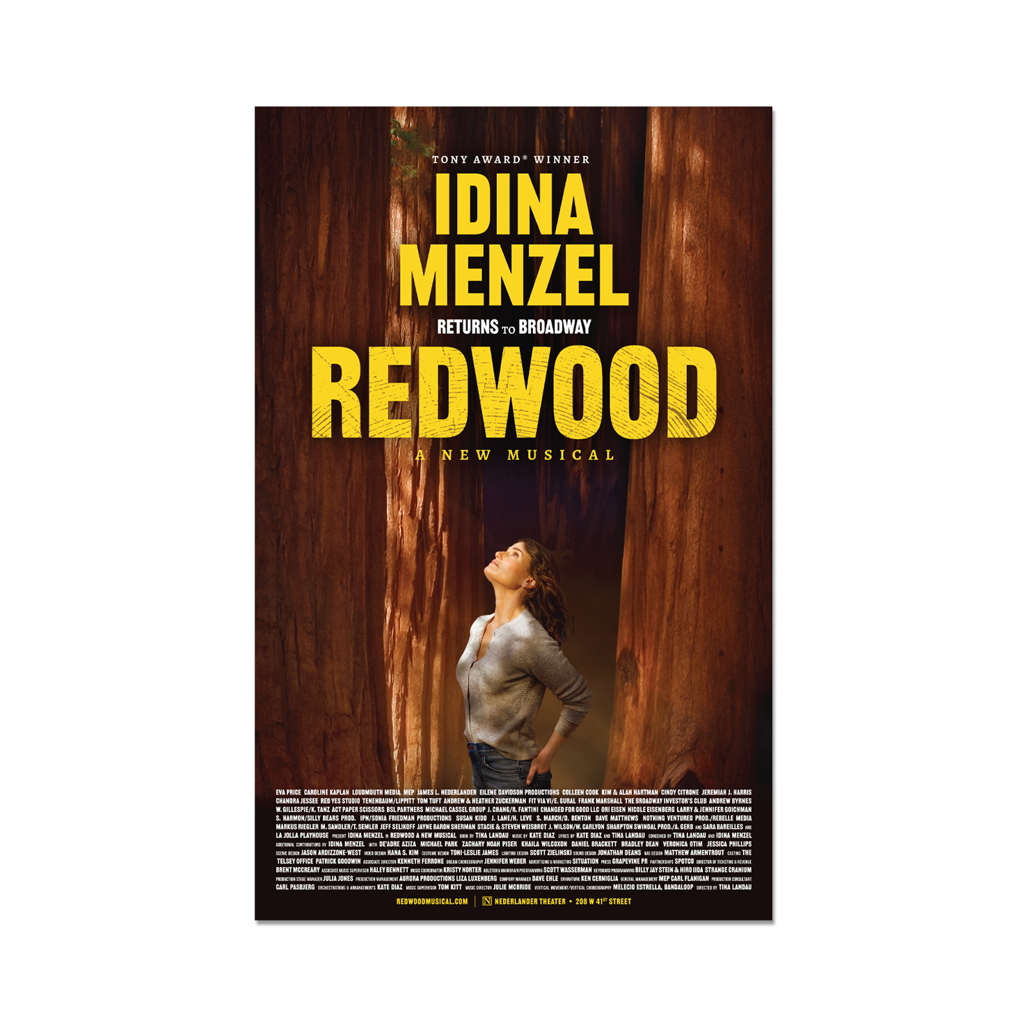 REDWOOD Broadway Windowcard – Broadway Merchandise Shop by Creative Goods