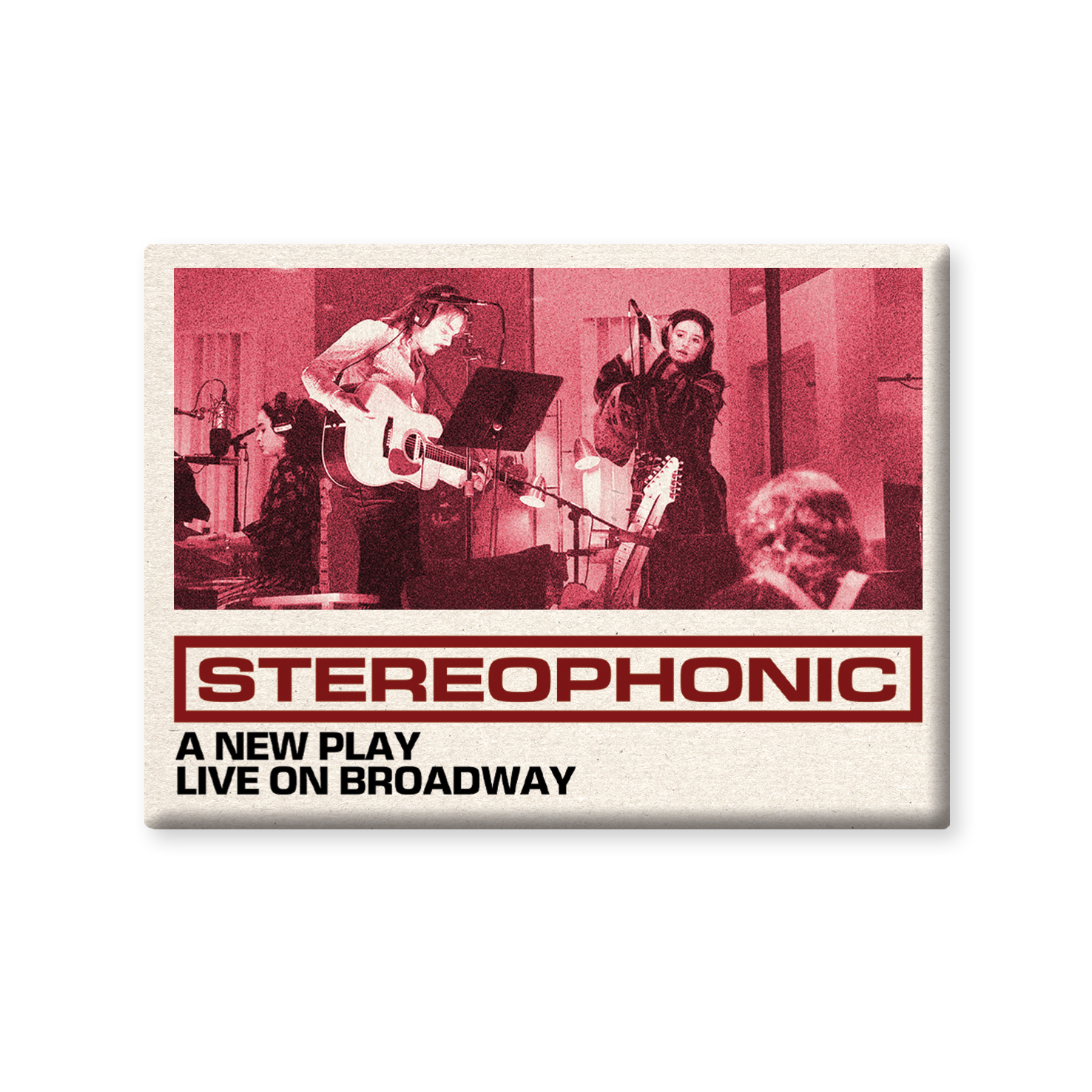 STEREOPHONIC Key Art Magnet – Broadway Merchandise Shop by Creative Goods