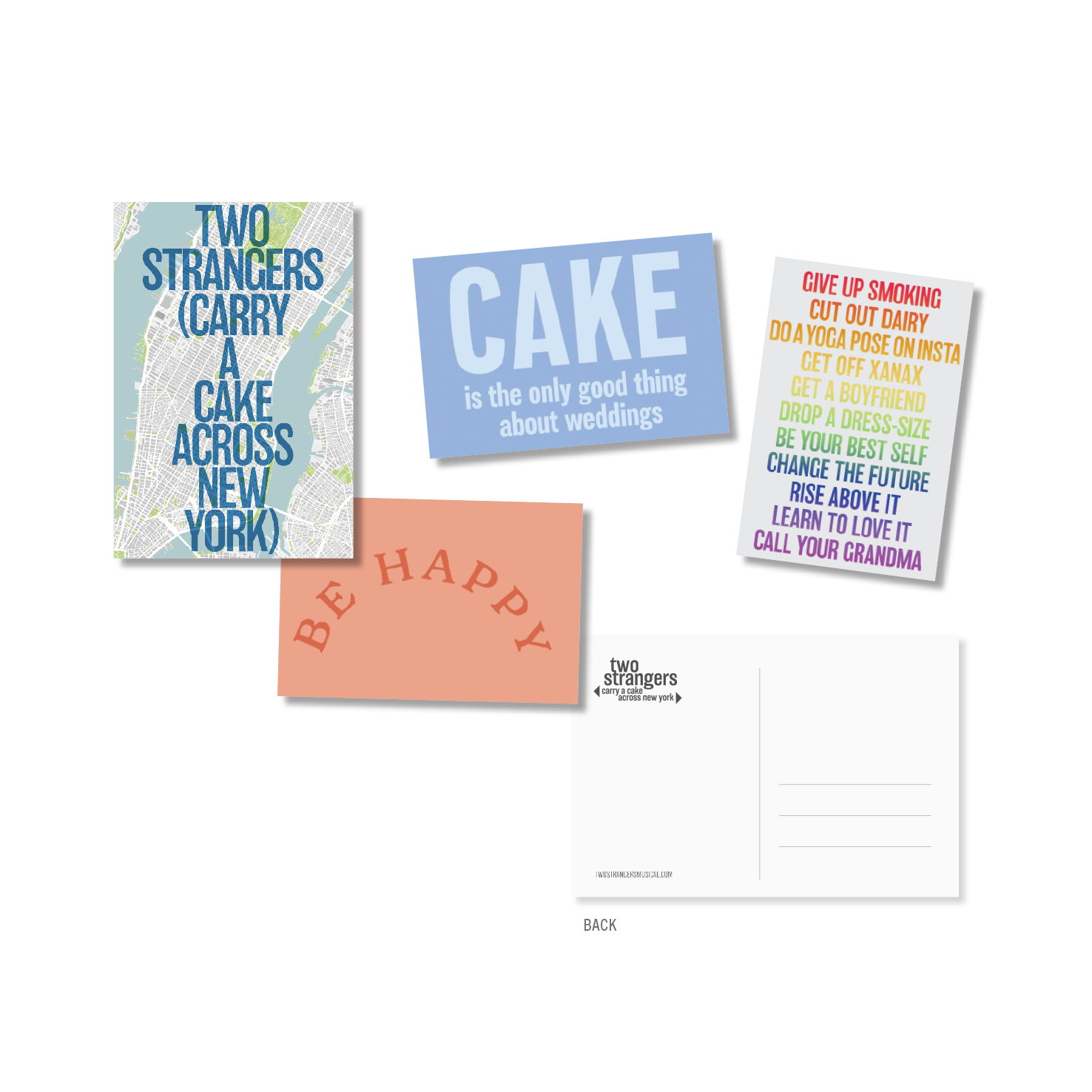 TWO STRANGERS Postcard Set – Broadway Merchandise Shop by Creative Goods