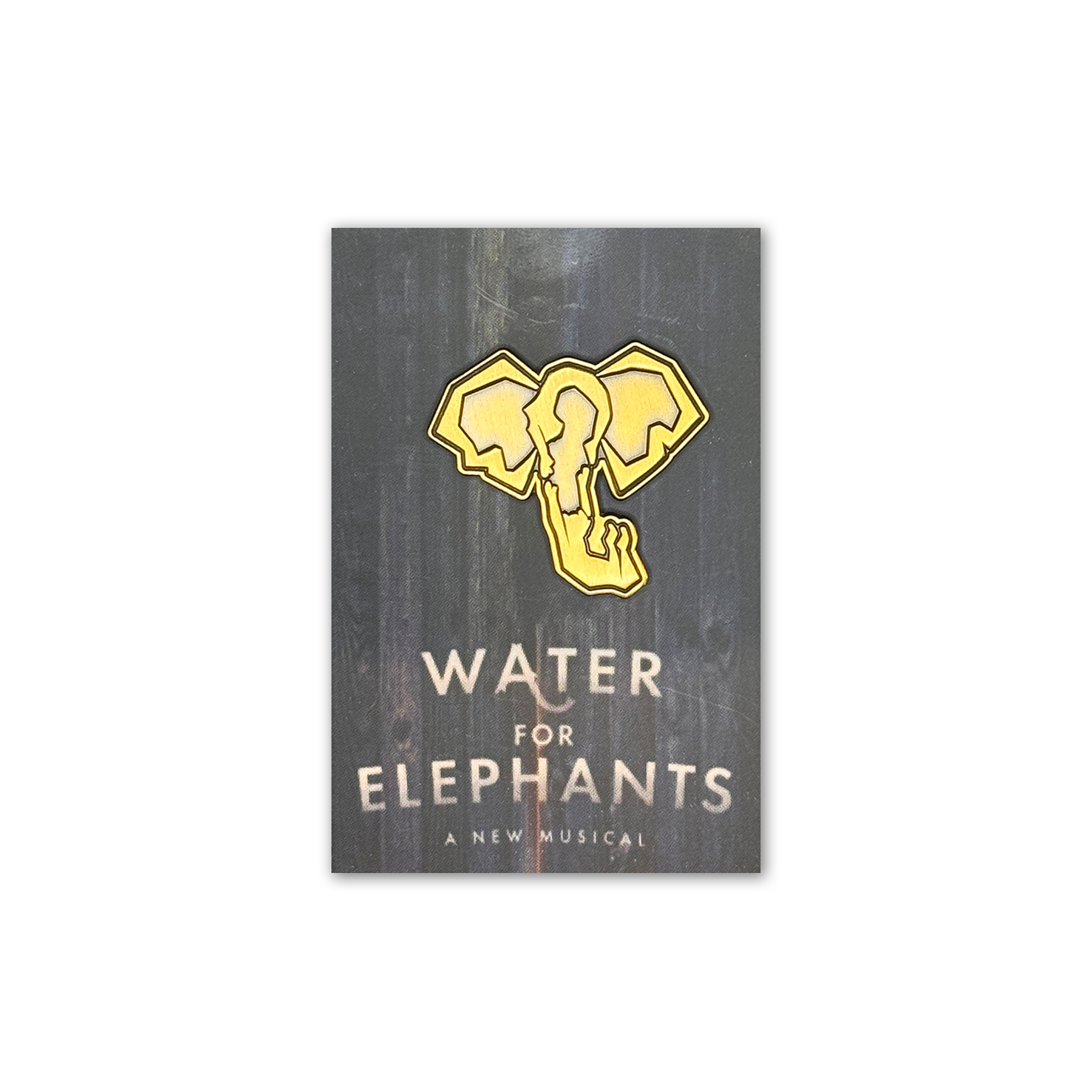 WATER FOR ELEPHANTS Logo Pin – Broadway Merchandise Shop by Creative Goods