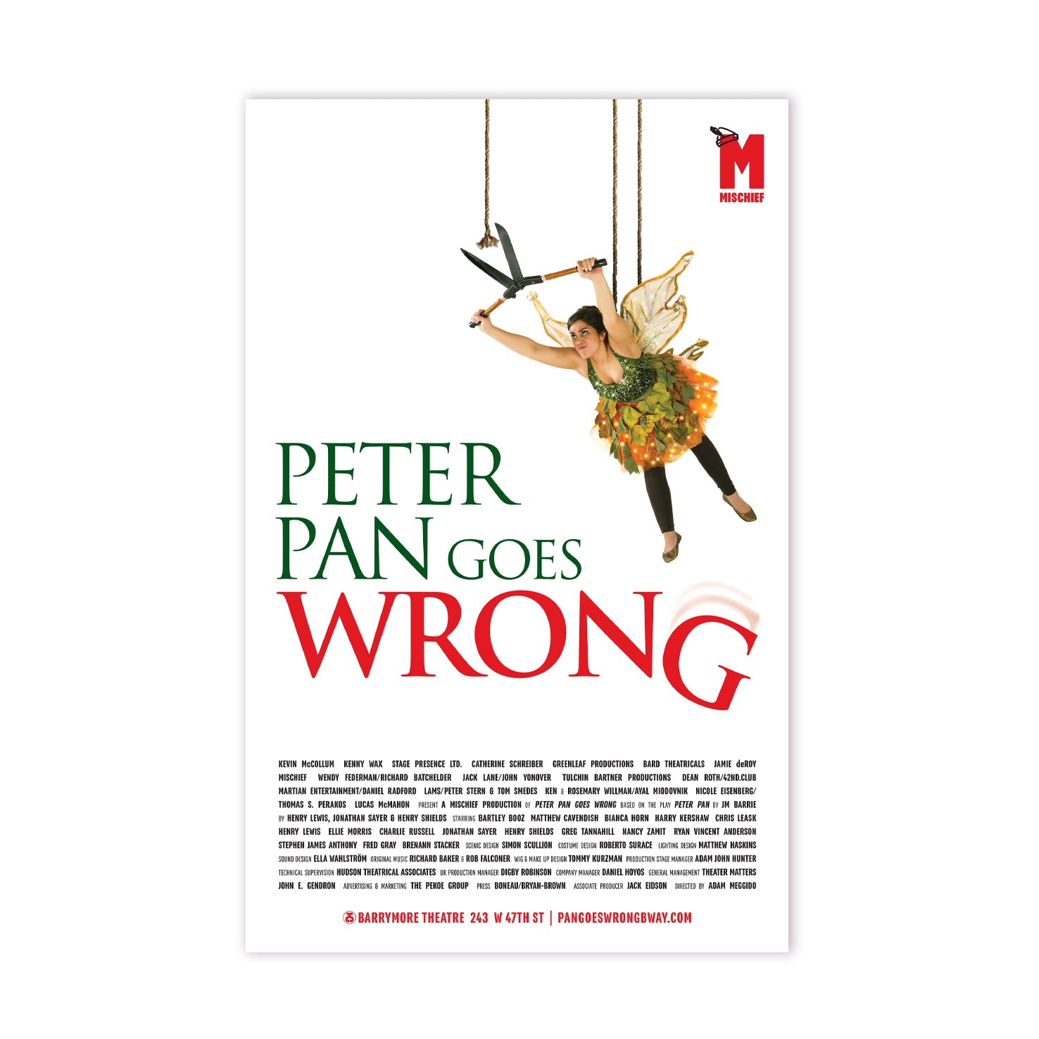 Peter Pan Poster Broadway