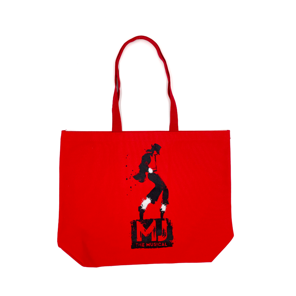 MJ THE MUSICAL Logo Tote - Red – Broadway Merchandise Shop by Creative ...